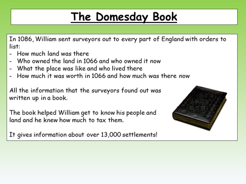 Norman Consolidation of Power | Teaching Resources