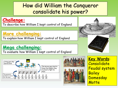 Norman Consolidation of Power | Teaching Resources