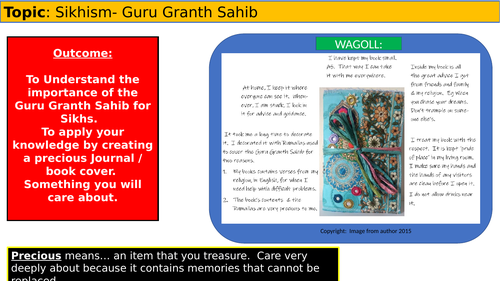 KS3 : The Sikh sacred text - The Guru Granth Sahib | Teaching Resources