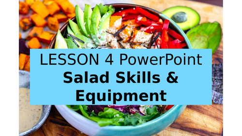 KS3 Food - Salad Skills & Equipment | Teaching Resources
