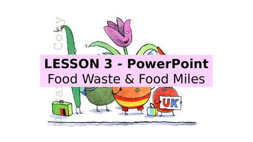 KS3 Food / Hospitality - Food Waste LESSON | Teaching Resources