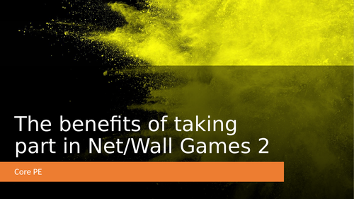 Mental, Physical & Social benefits of Net/Wall Games | Teaching Resources