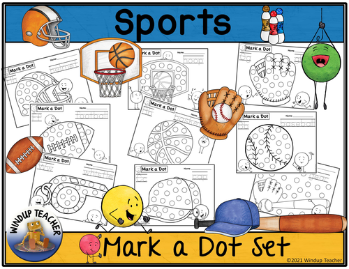 Sports Dot Dauber Set | Teaching Resources