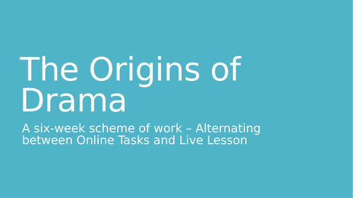 Drama Home Learning - Greek Theatre | Teaching Resources