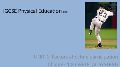 Igcse Pe Skeleton Teaching Resources