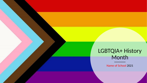 LGBTQIA+ Assembly - Historical events & Figures | Teaching Resources