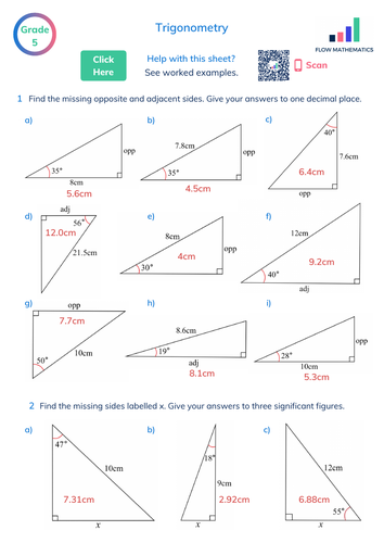 SOHCAHTOA Trigonometry | Teaching Resources