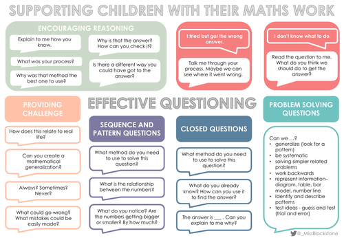 Effective Questioning Handout | Teaching Resources