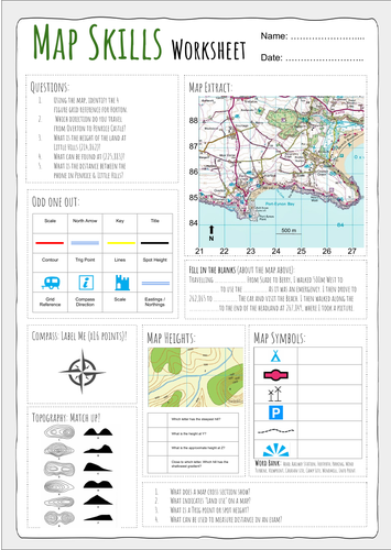 Geography Worksheet Bundle | Teaching Resources