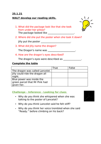 Year 3 - Guided Reading - Dragon Ride by Helen Cresswell | Teaching ...
