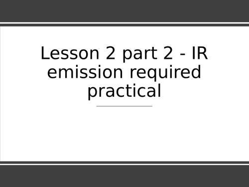 AQA GCSE Physics (9-1) - P13.2 Light, infrared microwaves, and radio ...