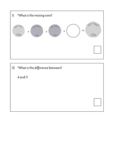 Maths Progress Test: Age 7 | Teaching Resources