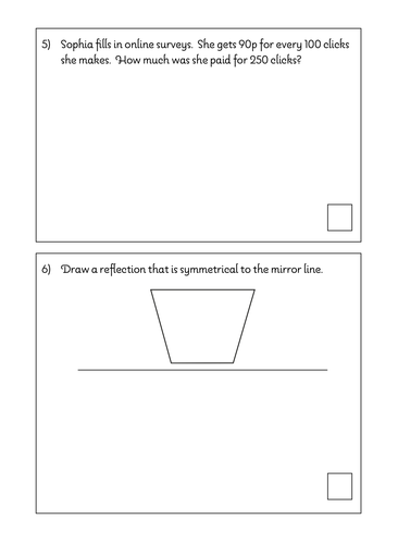 Maths Progress Test: Age 10 | Teaching Resources