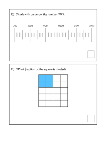 Maths Progress Test: Age 11 | Teaching Resources