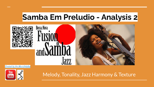 Samba Em Preludio - (GCSE Set Work) - Analysis 2 - Student Worksheet ...