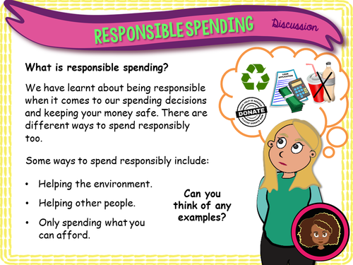 Responsible Spending PSHE | Teaching Resources