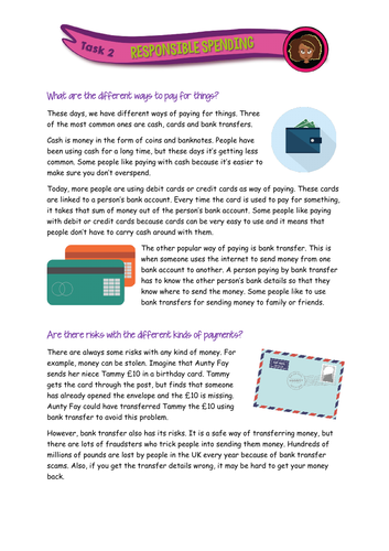 Responsible Spending PSHE | Teaching Resources