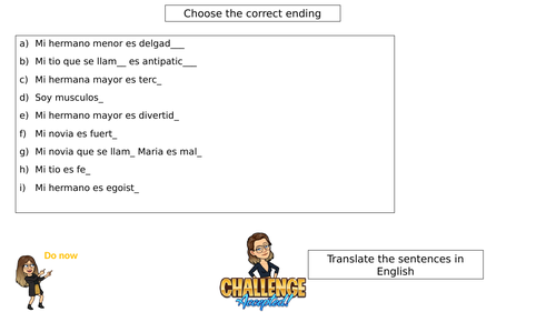 mi familia y mis amigos | Teaching Resources