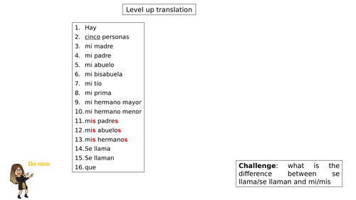 mi familia y mis amigos | Teaching Resources