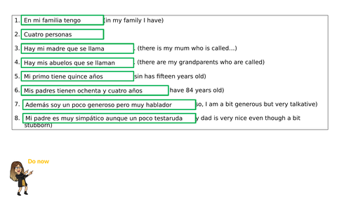 mi familia y mis amigos | Teaching Resources