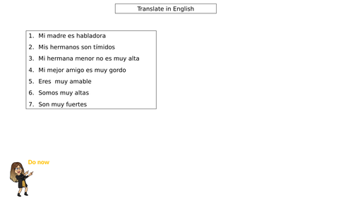 mi familia y mis amigos | Teaching Resources