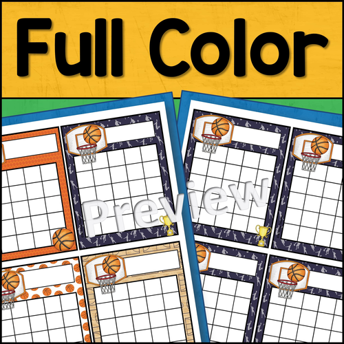 Basketball Sticker Reward Charts - Sports Theme Positive Behavior ...