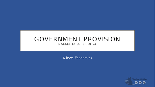 Market Failure Policy - Government Intervention | Teaching Resources