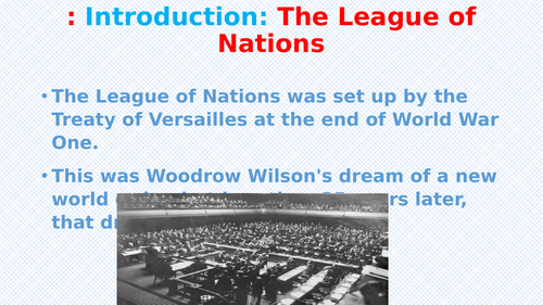 The League of Nations: Failures and Successes of the League. | Teaching ...