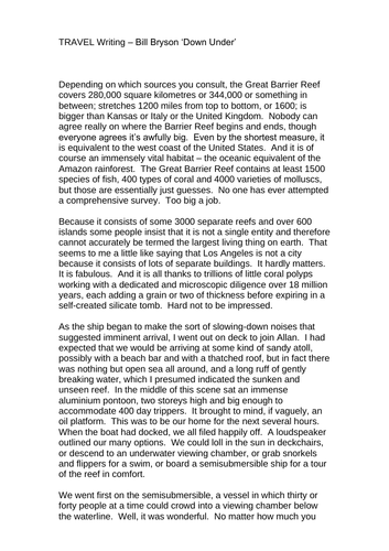 High School English: Travel Writing Unit | Teaching Resources