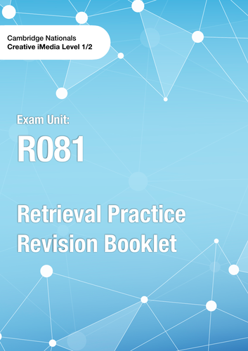 Creative iMedia RO81 Retrieval Practice Revision Booklet | Teaching ...