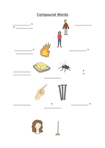 Compound Word Activities | Teaching Resources