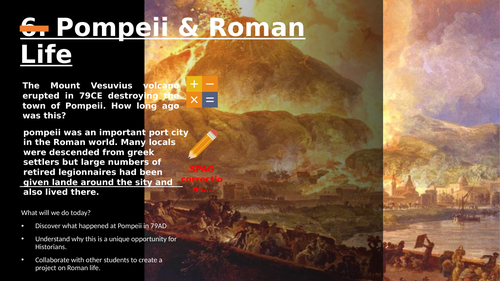 Romans: Pompeii: Roman Women, Roman Housing, Roman Art 6/8 | Teaching ...