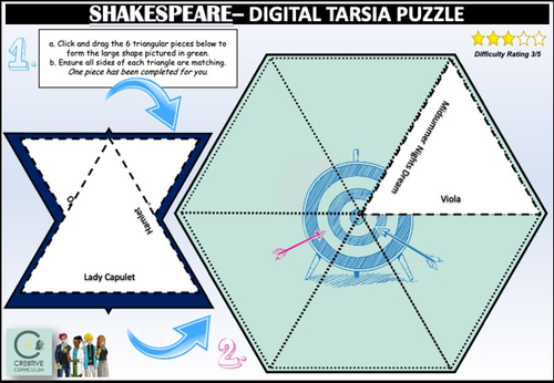 Shakespeare Digital Puzzles | Teaching Resources