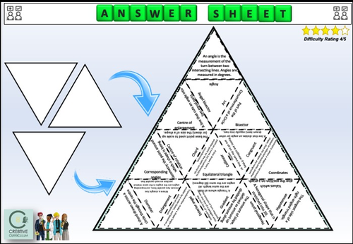 Geometry and Graphs Math Digital Puzzles | Teaching Resources