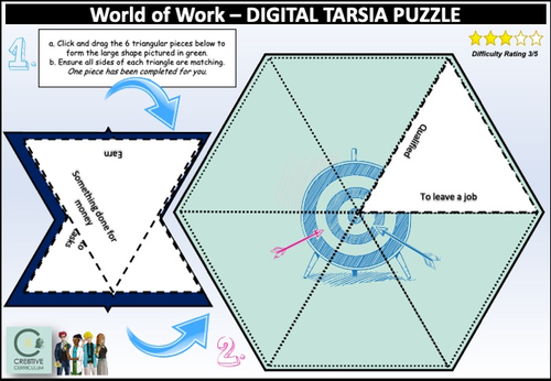 World of Work Digital Puzzles | Teaching Resources