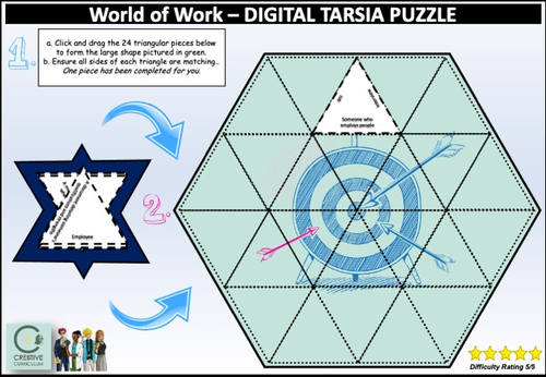 World of Work Digital Puzzles | Teaching Resources