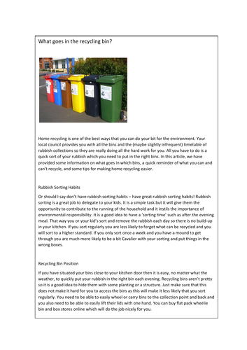 High School English: Non-fiction Unit for Grades 9-10 - Climate Change ...