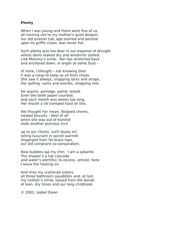 CIEA IGCSE 0990/0992 'SONGS OF OURSELVES' POETRY WORKSHEETS | Teaching ...