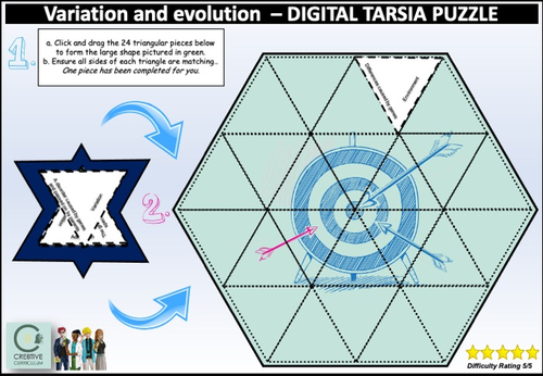 Evolution and Genetics Digital Puzzles | Teaching Resources