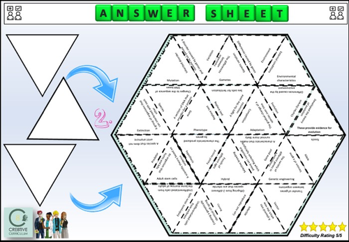 Evolution and Genetics Digital Puzzles | Teaching Resources