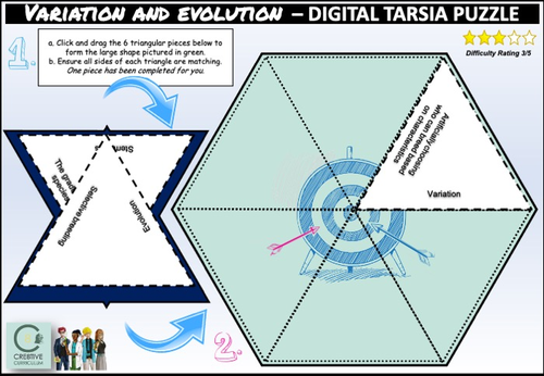 Evolution and Genetics Digital Puzzles | Teaching Resources