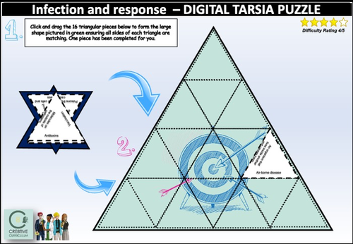Organs Disease and Immune Response Digital Puzzles | Teaching Resources