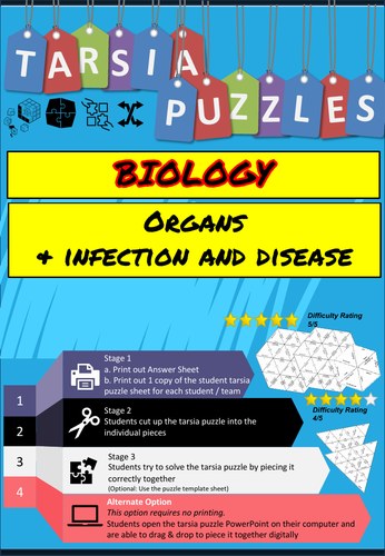 Organs Disease and Immune Response Puzzles | Teaching Resources