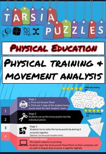 Muscles Movement Training Puzzles | Teaching Resources