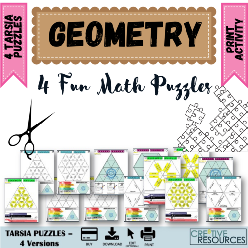 Geometry and Graphs Puzzles | Teaching Resources