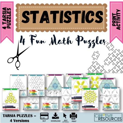 Statistics and Algebra Puzzles | Teaching Resources