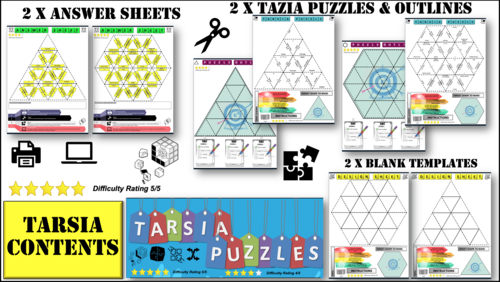 Coordinate Geometry and measurement Puzzles | Teaching Resources