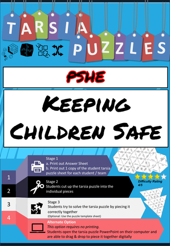 Safety PSHE Puzzles | Teaching Resources