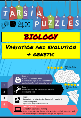 Evolution and Genetics Puzzles | Teaching Resources