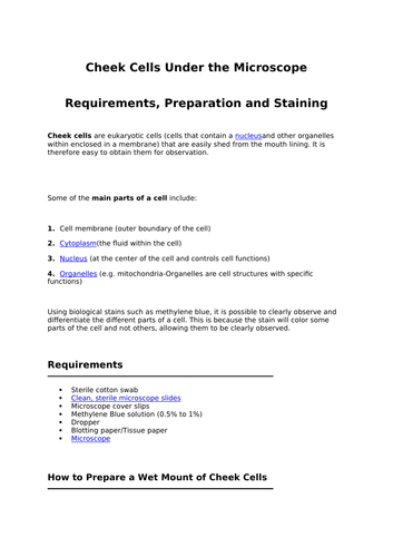KS3 Science - Year 7: Organisms | Teaching Resources